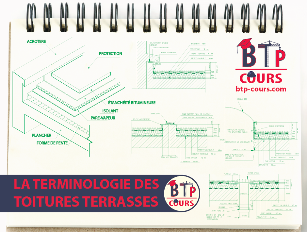 LA TERMINOLOGIE DES TOITURES TERRASSES | Cours BTP